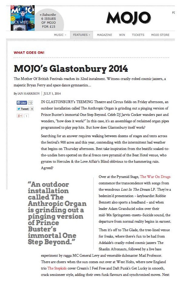 The Anthropic Organ – Julian Gaskell