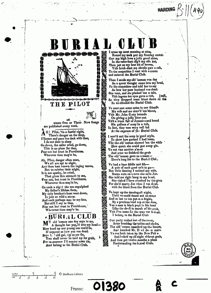 Burial Club c/w The Ghost of Maria – Julian Gaskell