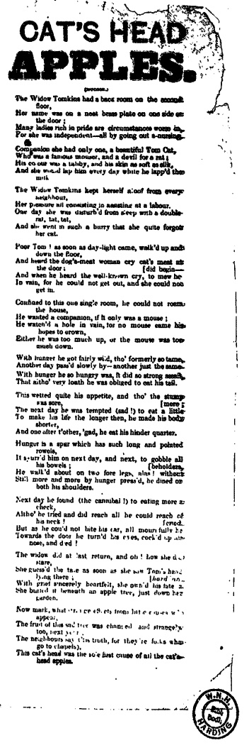CAT’S HEAD APPLES REVISITED – Julian Gaskell & his Ragged Trousered ...